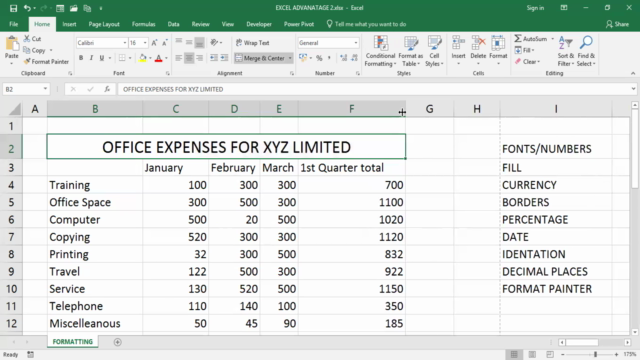 The Excel Advantage - Basic to Advanced Microsoft Excel The Excel Advantage - Basic to Advanced Microsoft Excel